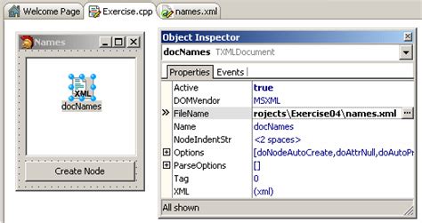Cbuilder Xml Lesson 3 Operations On Xml Elements