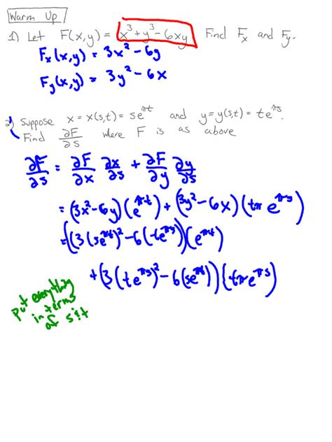 14 Chain Rule Part 2 And Directional Derivatives Pdf