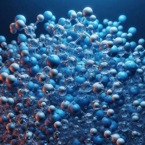 A Dense Cluster Of Interconnected Atoms Forming A Complex Molecular