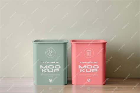 Premium Psd Large Garbage Bin Mockup