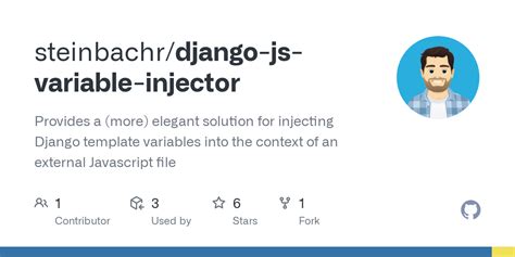 Github Steinbachrdjango Js Variable Injector Provides A More