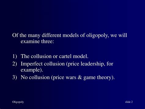 PPT OLIGOPOLY PowerPoint Presentation Free Download ID 465566