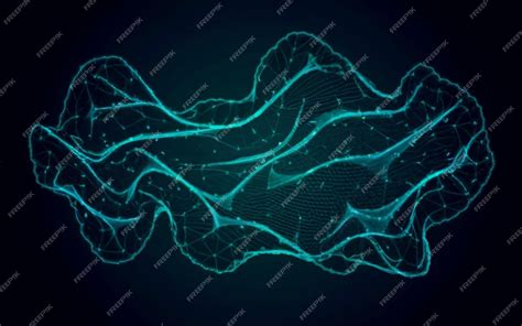 Premium Photo Abstract Digital Connection Dots Technology Background Network Connection