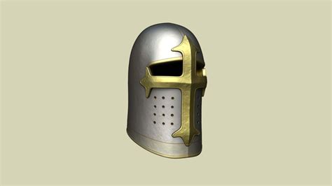 Crusader Helmet 3d Model By Gsommer