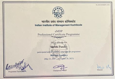 surbhi pandey on linkedin iimkozhikode managementdevelopment