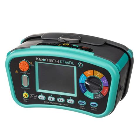 Kewtech Kt66dl Multifunction Tester Glanford Electronics