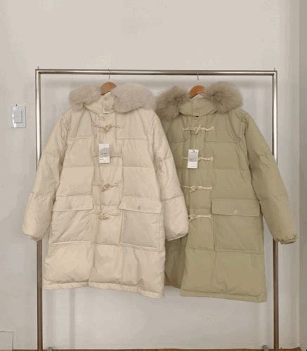 초특가세일12시이전 주문시 당일출고 고퀄 리얼폭스퍼 떡볶이 패딩 떡볶이 덕다운 패딩 에이블리