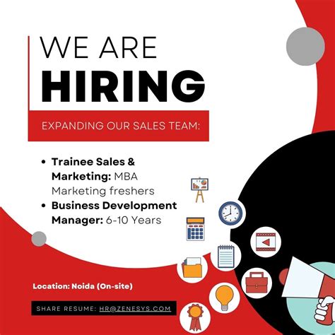Zenesys On Linkedin Hiring Salesjobs Marketingjobs Noidajobs