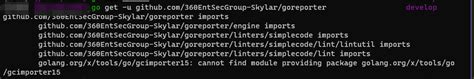 Go Get Failed Issue Qax Os Goreporter Github