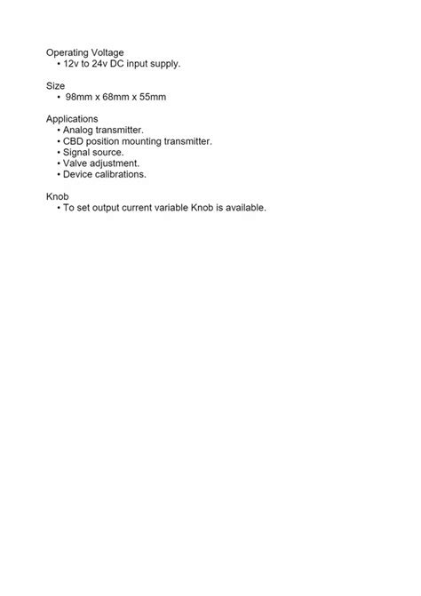 4 Ma To 20 Ma Analog Current Source At ₹ 2000piece हाई करंट स्रोत In