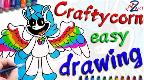 How To Draw Craftycorn From Smiling Critters 🎨🦄 Youtube