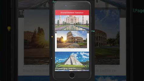 Shared Element Transition In Flutter Hero Widget Animations Between Pages Short Youtube