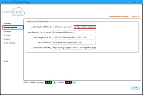 Configure Crestron Fusion