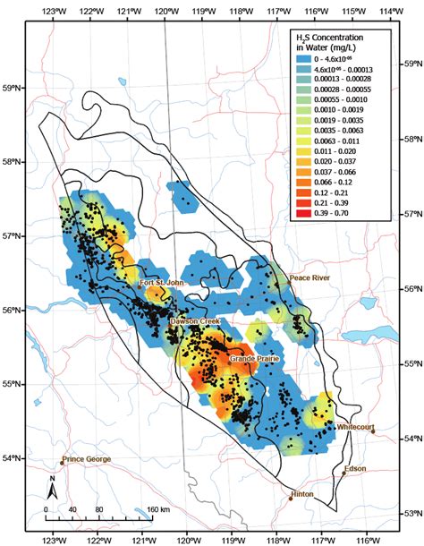 Hydrogen Sulfide H2S Concentration In The Aqueous Phase Maximum H2S Download Scientific