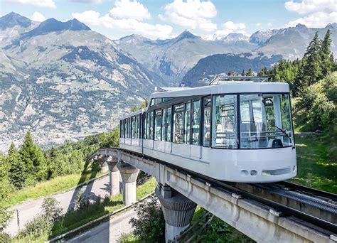 Funicular For Urban Touristic And Industrial Application Poma
