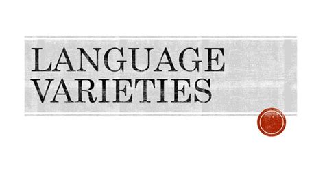 Language Varieties Lecture 2pptx