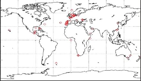 Global Overview Showing The Positions Of The TS X Images Used In This Download Scientific