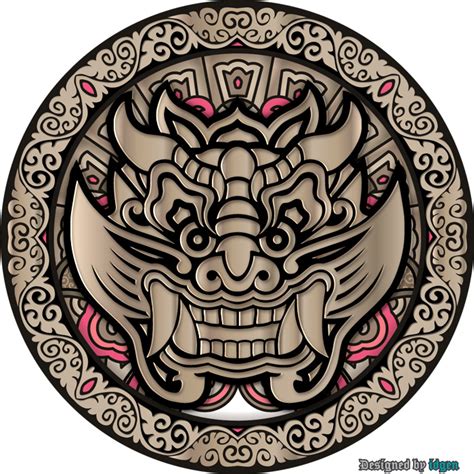 도깨비 문양용면문 치우천왕 네이버 블로그