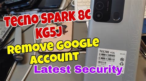 Tecno Spark C KG J Remove Google Account Bypass FRP Pandora Tool YouTube