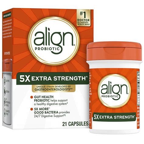Align Probiotic Extra Strength Capsules 5x More Good Bacteria Walgreens