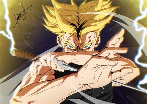 Trunks Future Ssj 1 Anime Dragon Ball Dragon Ball Super Goku Dragon Ball Art