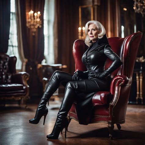 Strict Mature Dominatrix 60 Years Old Wearing Bl By Latexprincess00