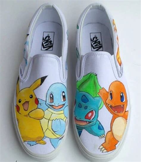 Custom Hand Painted Pokemon Shoes Etsy