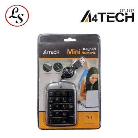 Jual A4TECH MINI NUMERIC KEYPAD TK 5 TK5 Numpad External Shopee Indonesia