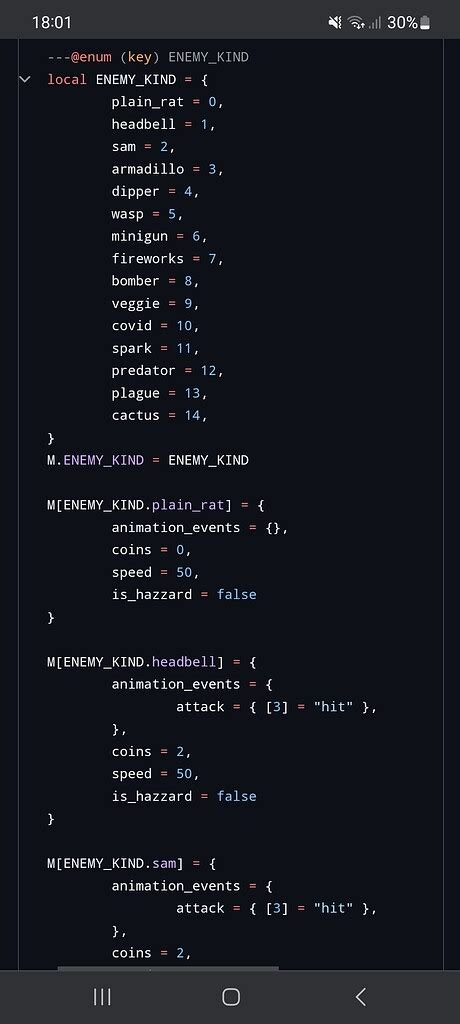 Data Management In Games With Lots Of Items Enemies Objects Questions Defold Game Engine Forum
