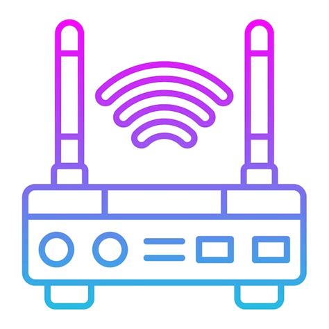 Premium Vector Wifi Router Icon