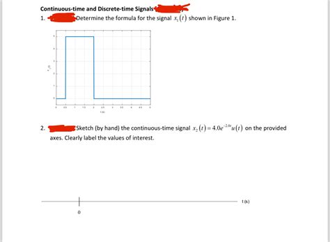Solved Continuous Time And Discrete Time SignalsDetermine Chegg