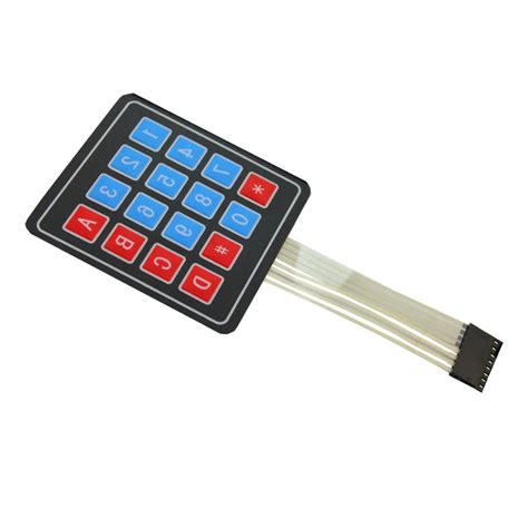 outer membrane keyboard 4 4 matrix keyboard microcontroller keyboard