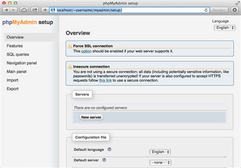 Installing MySQL And PhpMyAdmin For Web Development On A Mac OS X 10 9 10 8 10 7 10 6