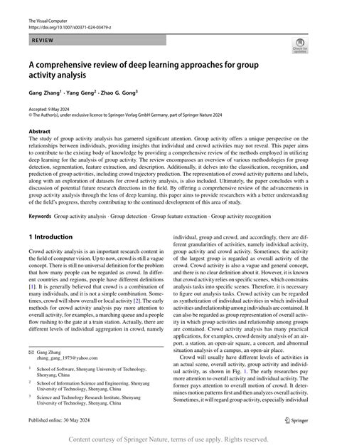 A Comprehensive Review Of Deep Learning Approaches For Group Activity