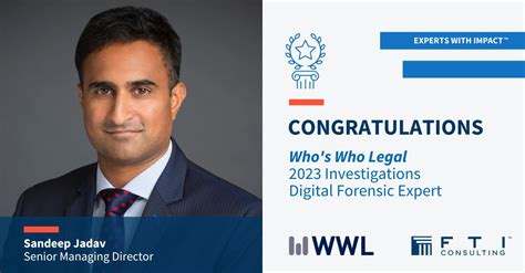 Fti Consulting Asia And Caribbean On Linkedin Congratulations To Sandeep