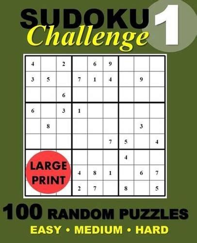 Suduko Challenge 1 100 Random Suduko Puzzles By Suduko Puzzle English Paperb 9781537540597 Ebay