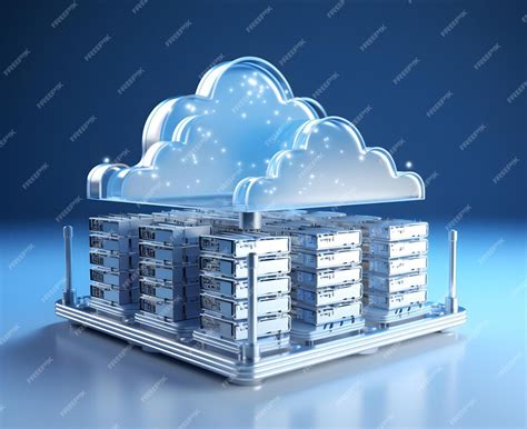 Premium Photo Cloud Storage Data Center Cloud Server Digital Cloud