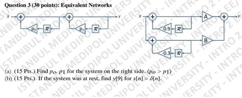 solved question 3 30 points equivalent networks a 15