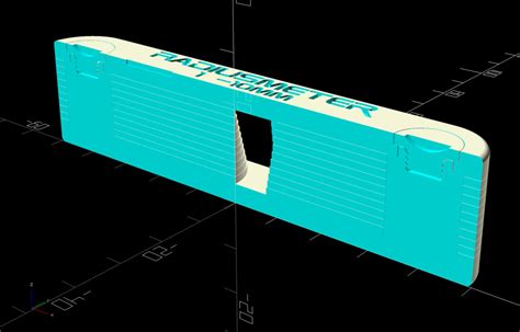 free 3d file taschenmeter radius pocket radius measure radius gauge