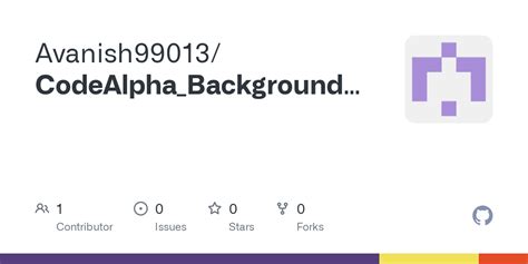 github avanish99013 codealpha background generator