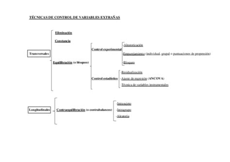 Tema Tecnicas De Control De Variables Extranas Pdf