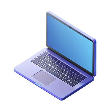 Immaculate Rare Isometric Laptop With Crisp Edges And Minimal Design With Scalable Design