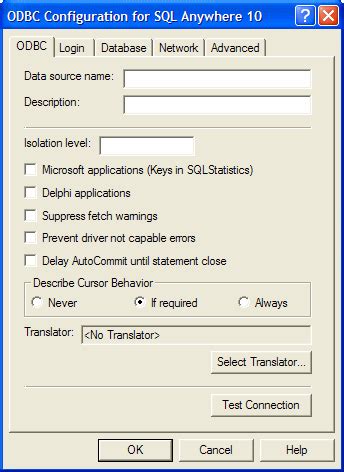 Defining The SQL Anywhere Data Source PB Docs PowerBuilder Library