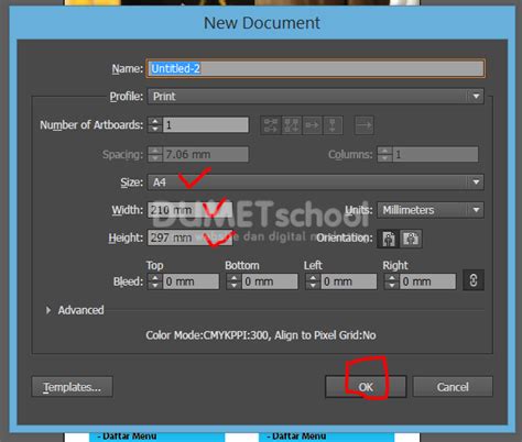 Cara Membuat Layout Daftar Menu Yang Rapi Kursus Desain Grafis