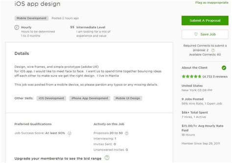 Upwork Cover Letter Sample For UI UX Designer