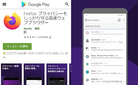 旧バージョンAndroid版Firefoxで使える拡張機能のおすすめとがんばれば便利に使えるやつ ハドニシニッシ