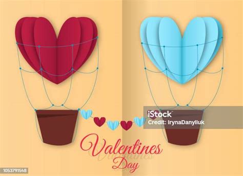 종이 하트 발렌타인 데이 벡터 사랑 아트 카드 종이 접기 스타일 로맨틱 홀리데이 배경 로맨스 창조적인 그림 가리기에 대한 스톡 벡터 아트 및 기타 이미지 Istock