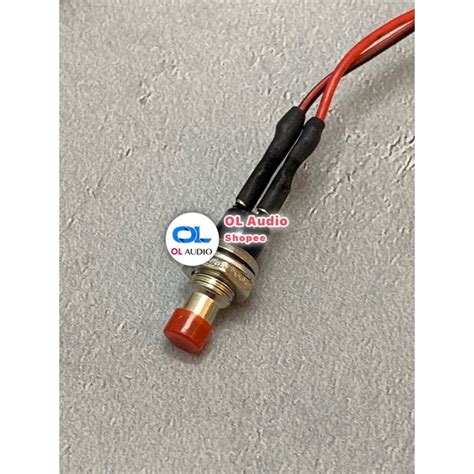 Car Alarm Reset Switch Button Mini Momentary Push Button Reset Switch