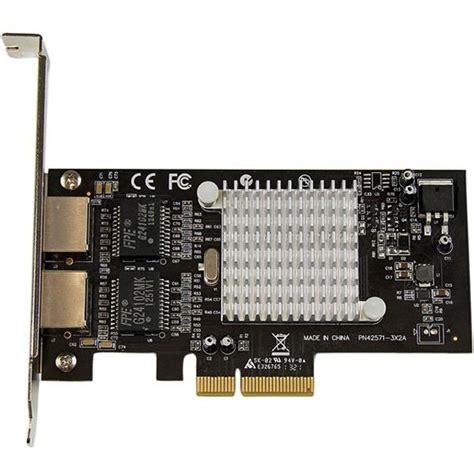 Startech Dual Port Gigabit Pcie Network Card St Spexi Mwave