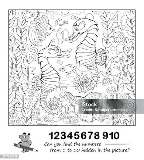 Can You Find The Numbers From 1 To 10 Hidden In The Picture Logic